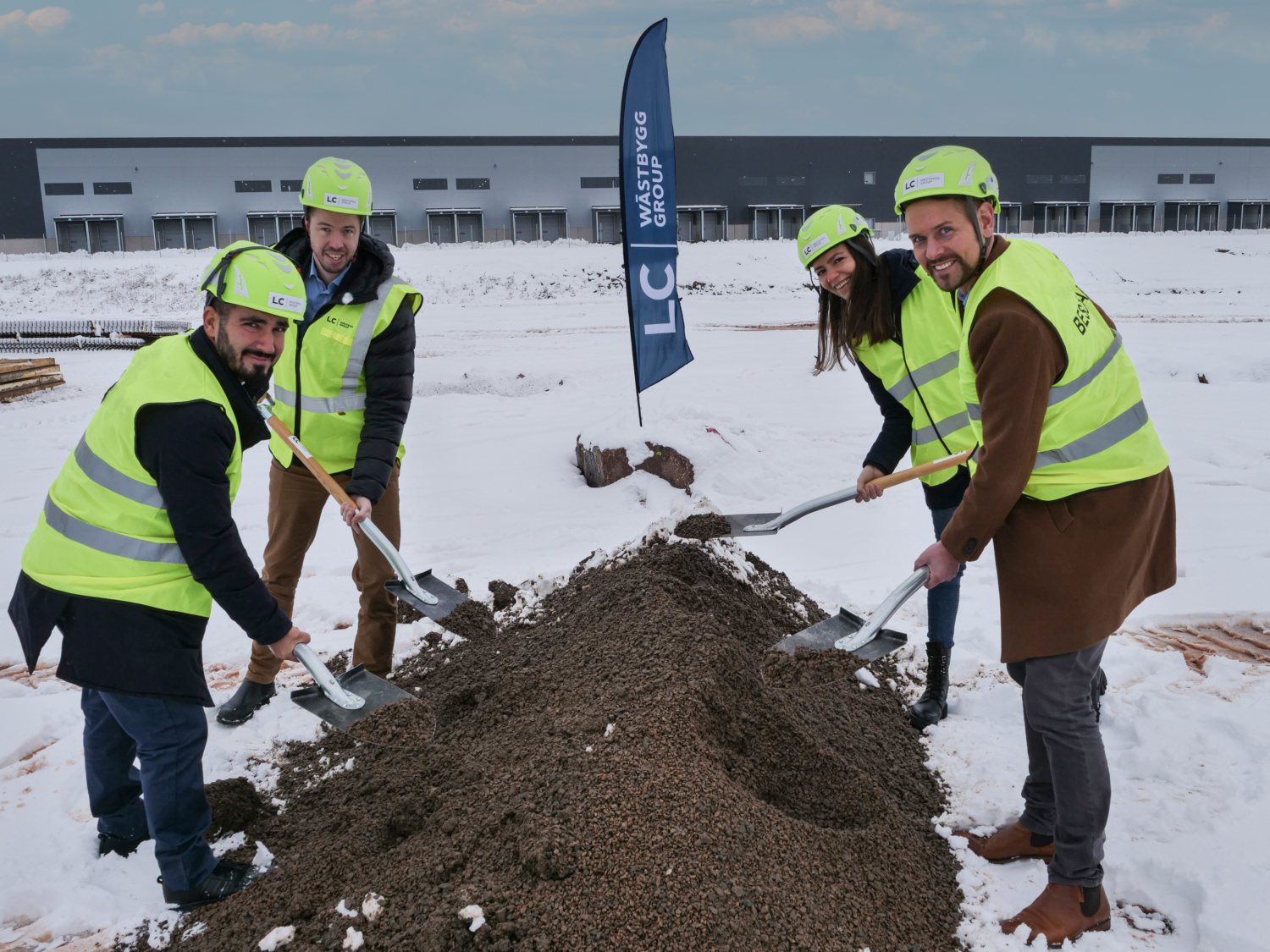 Groundbreaking ceremony in Vaggeryd for a modern logistics facility ...